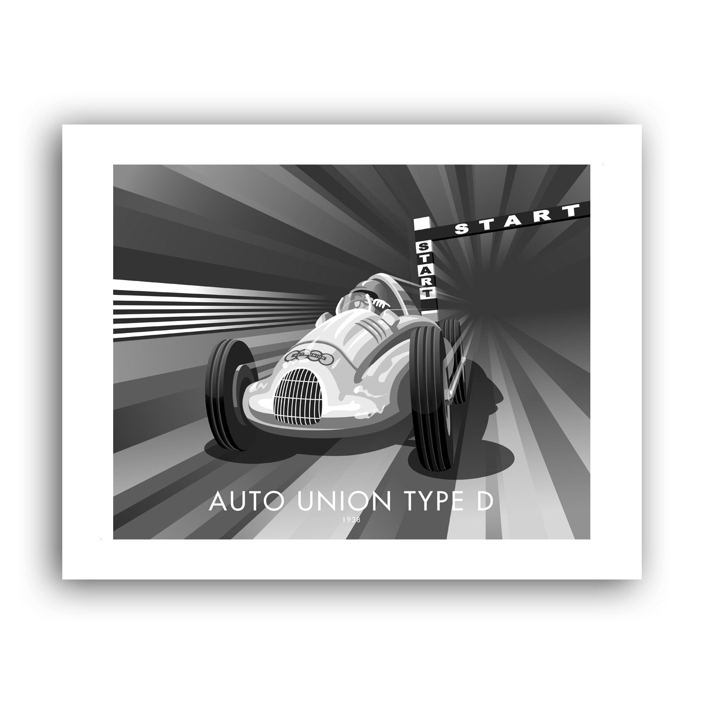 Auto Union Type D Art Print – Love Your Location