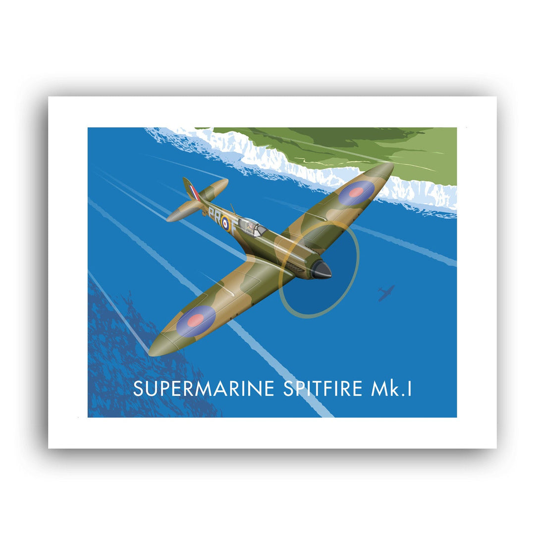 Supermarine Spitfire Art Print – Love Your Location