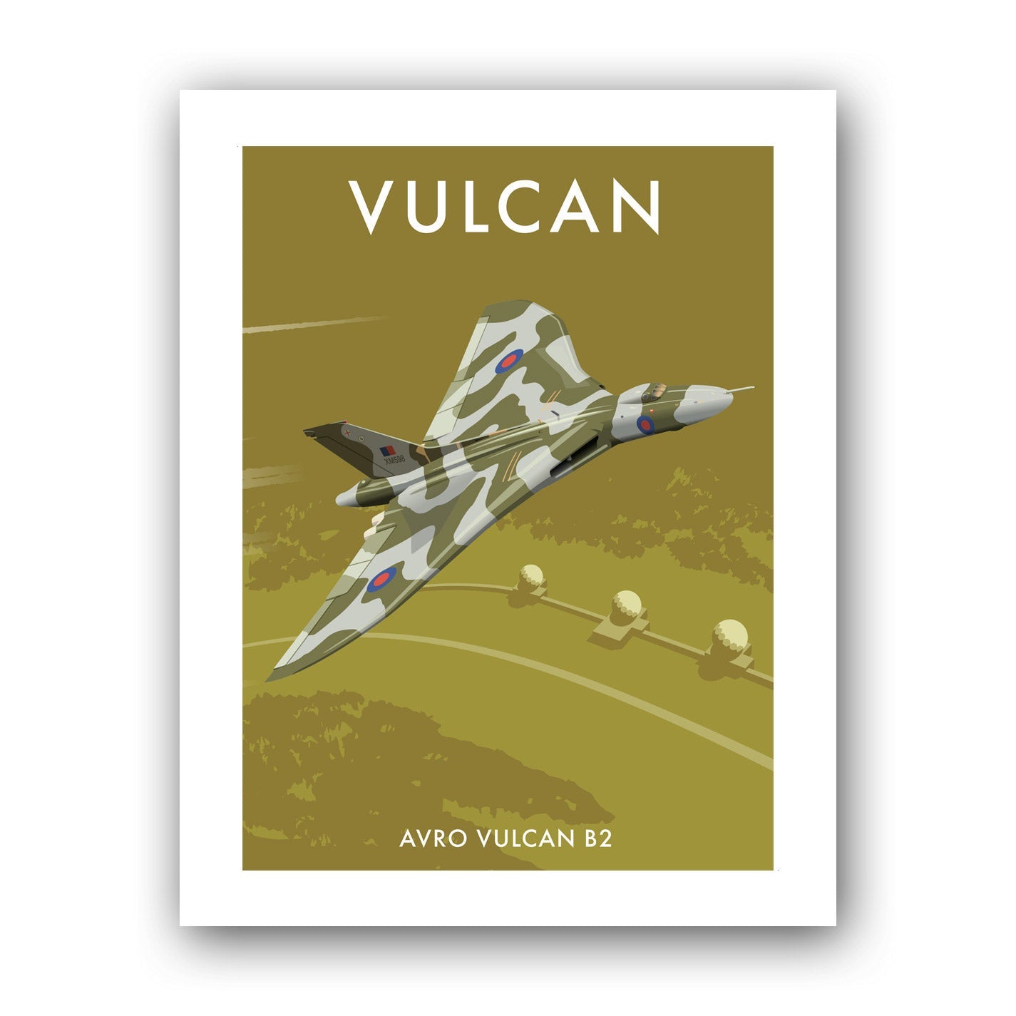 Vulcan, Avro Vulcan B2 Art Print – Love Your Location