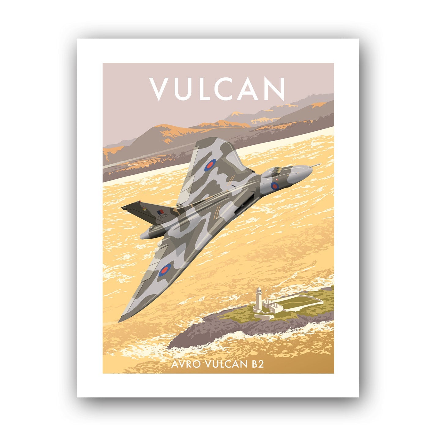 Vulcan, Avro Vulcan B2, London Art Print – Love Your Location