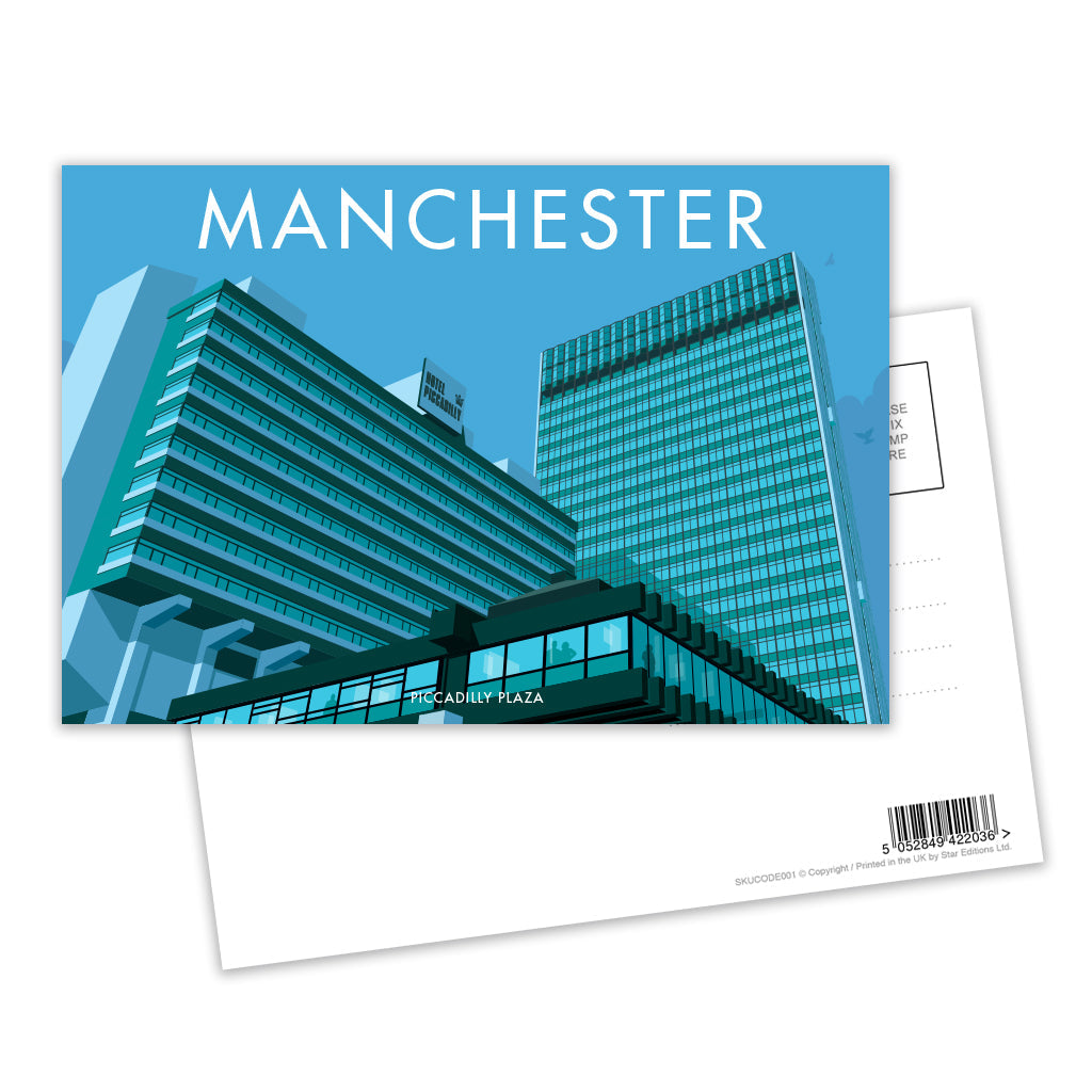 Manchester Postcard Pack of 8 – Love Your Location