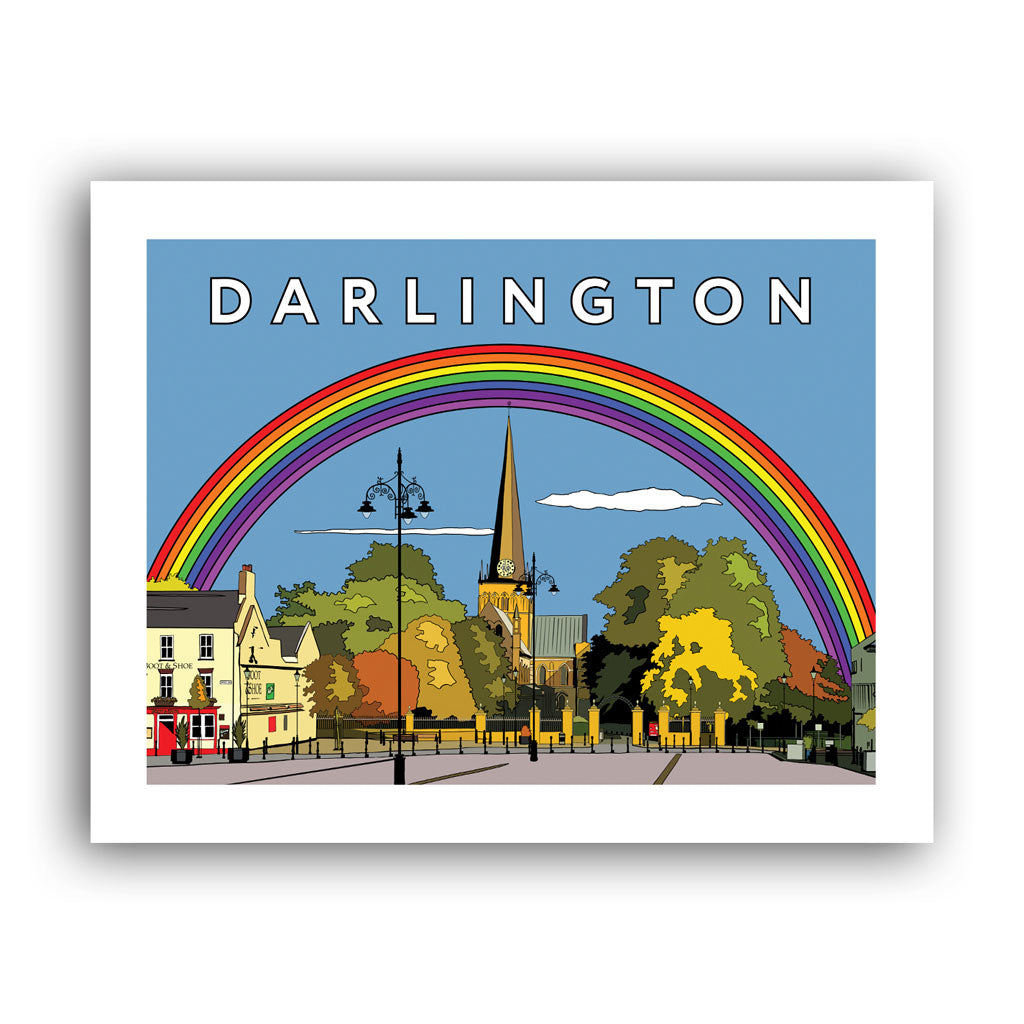 Darlington - Art Print – Love Your Location