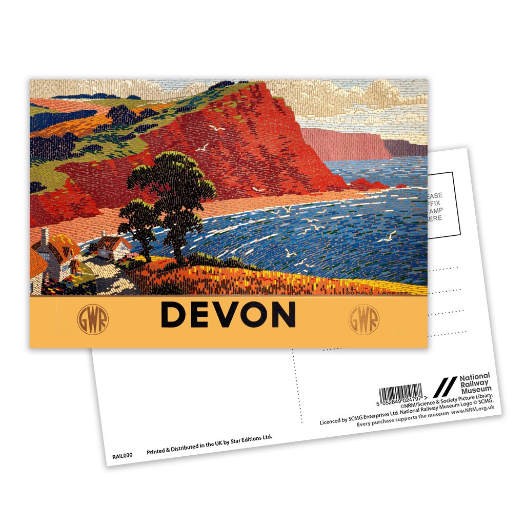 Devon Postcard Pack of 8 – Love Your Location