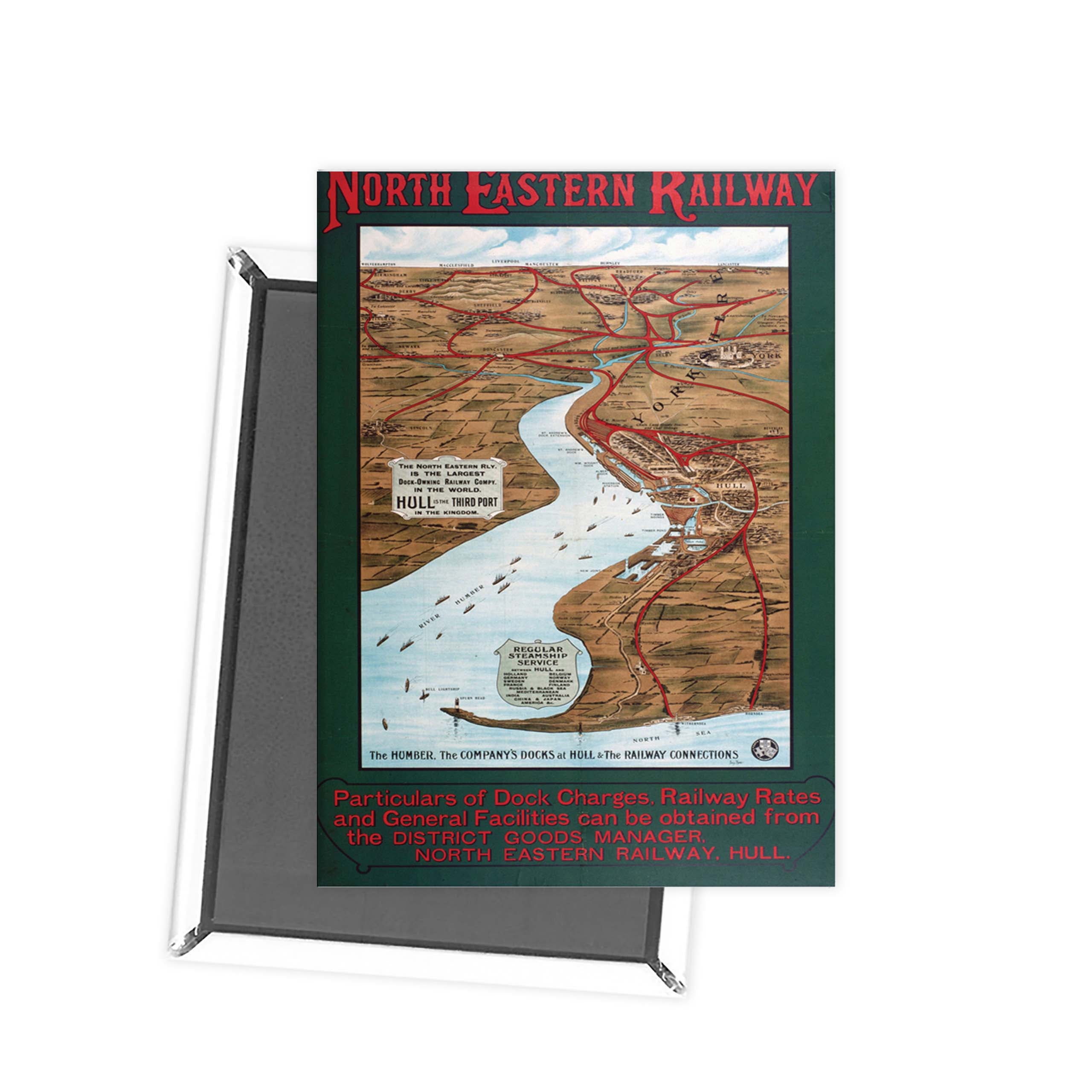 North Eastern Railway - Hull Magnet – Love Your Location