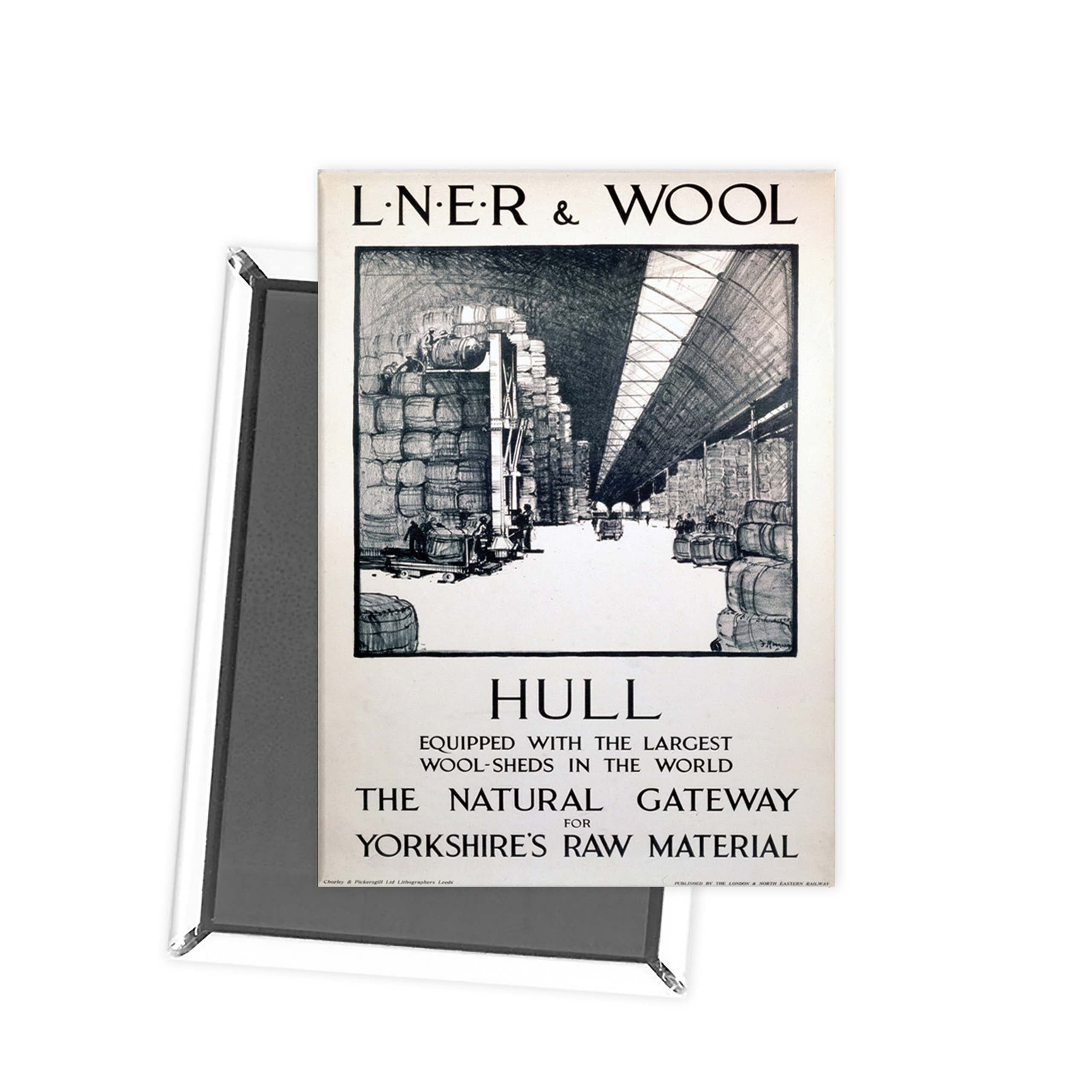 LNER and Wool - Hull Magnet – Love Your Location