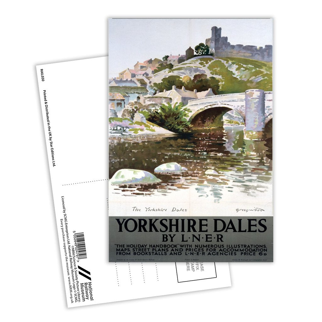 Yorkshire Dales by LNER Postcard Pack of 8 – Love Your Location