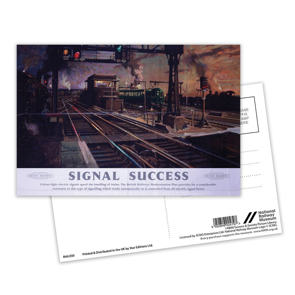 Signal Success - British Railways Postcard Pack of 8 – Love Your Location