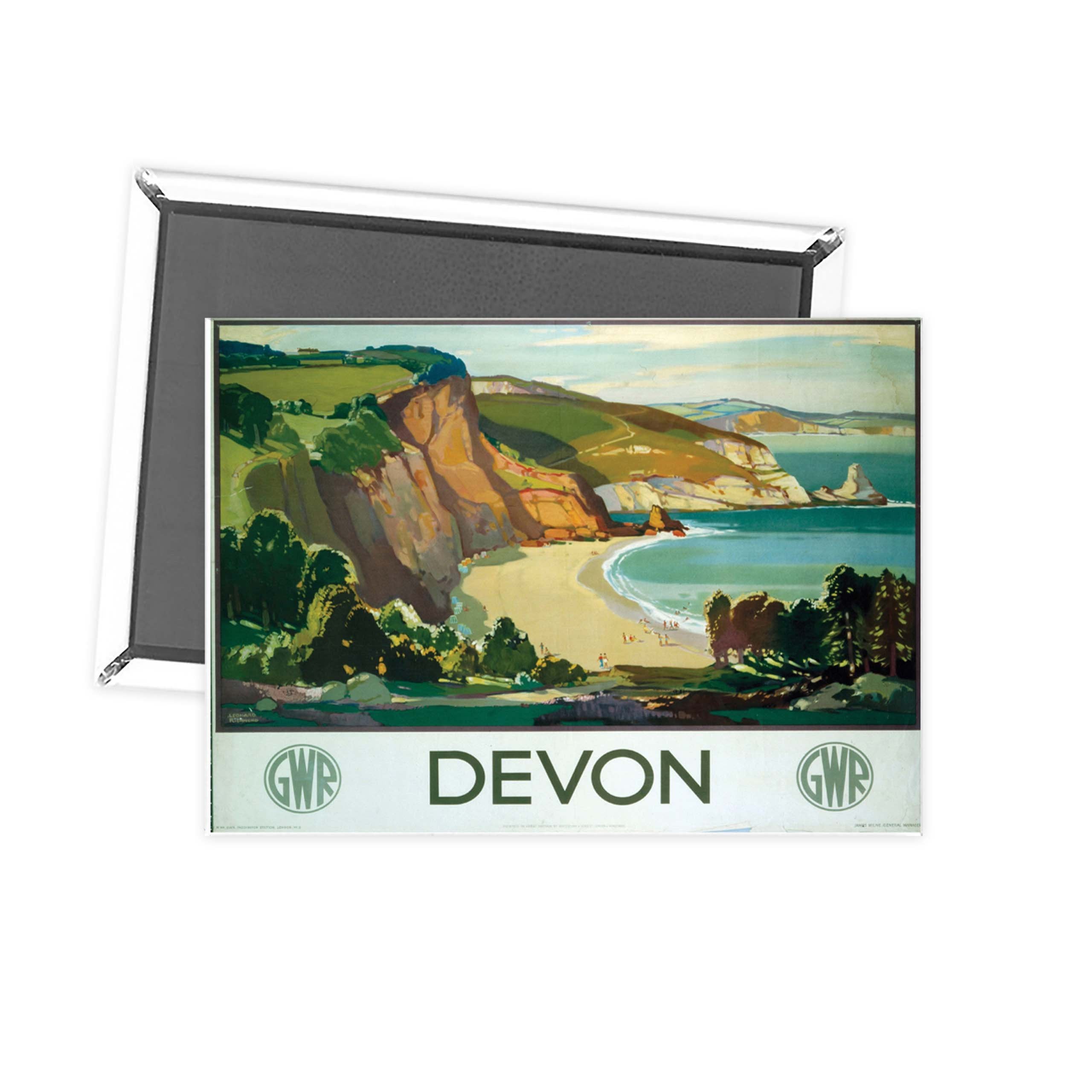 Devon GWR Magnet – Love Your Location