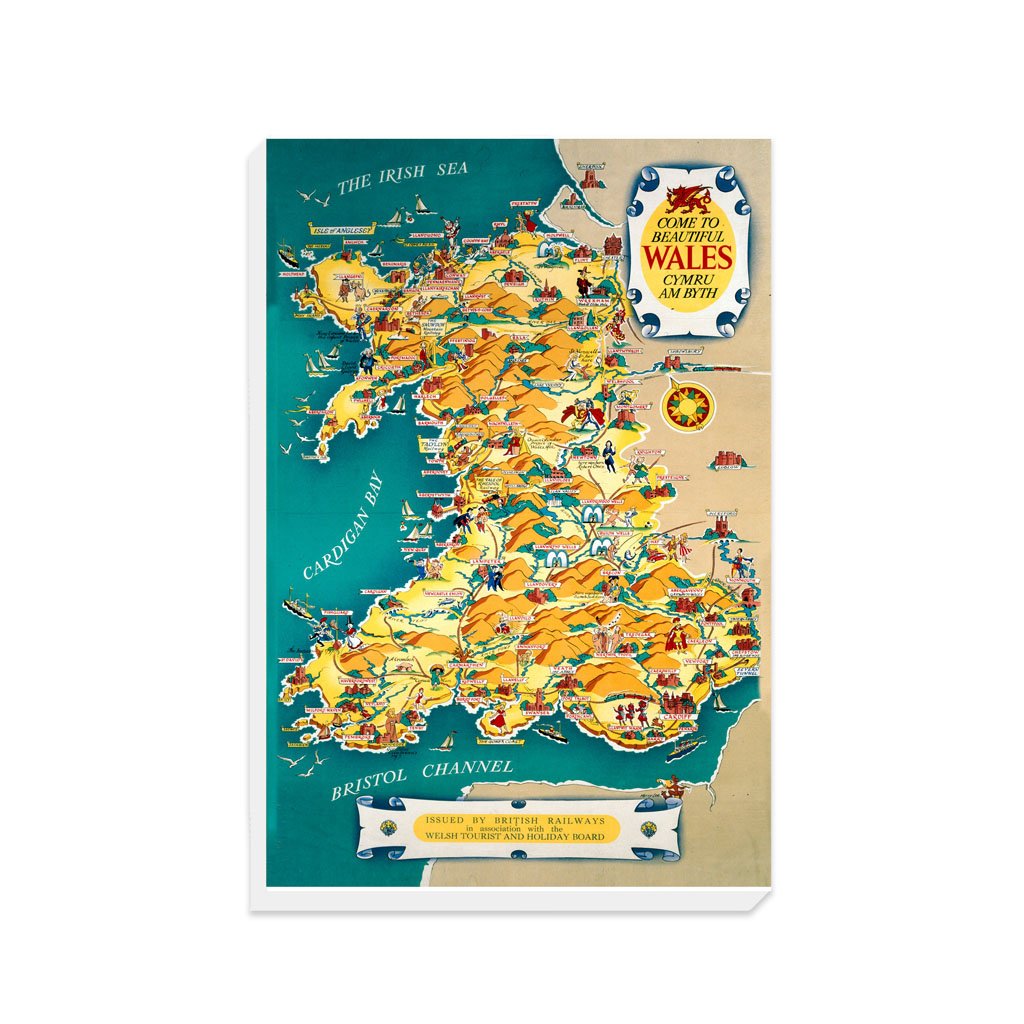Come to Beautiful Wales - Canvas – Love Your Location