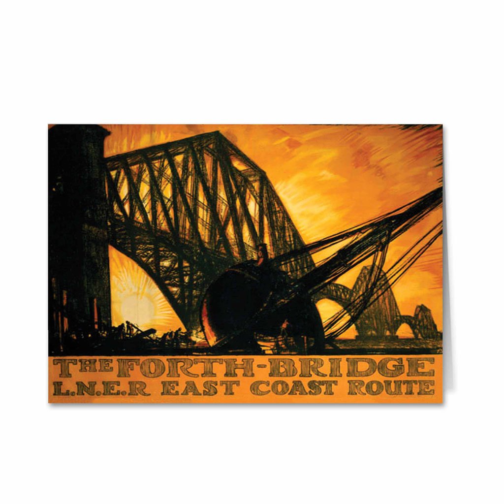 The Forth Bridge - LNER East Coast Greeting Card – Love Your Location
