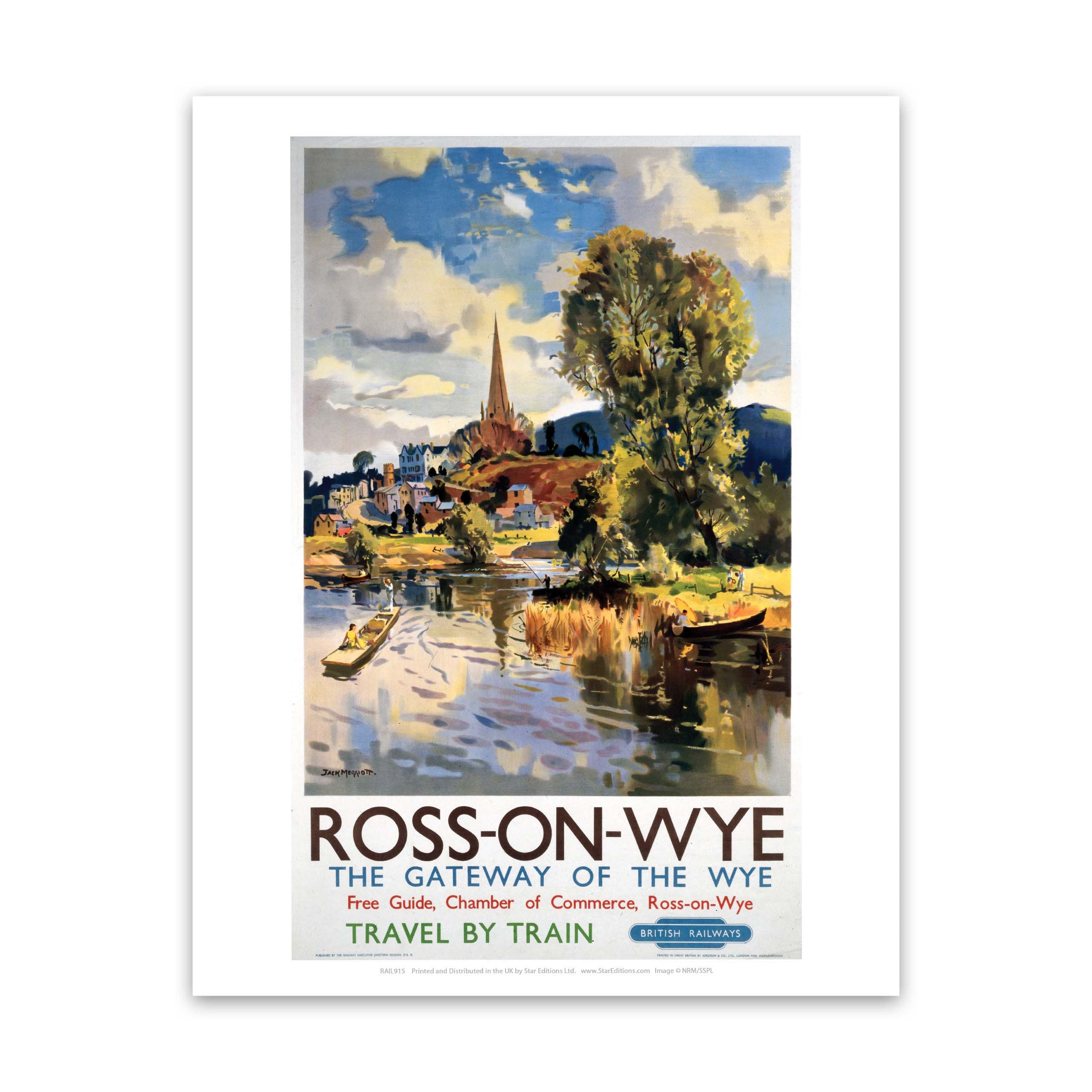 Ross-on-Wye, Gateway of the Wye Art Print – Love Your Location