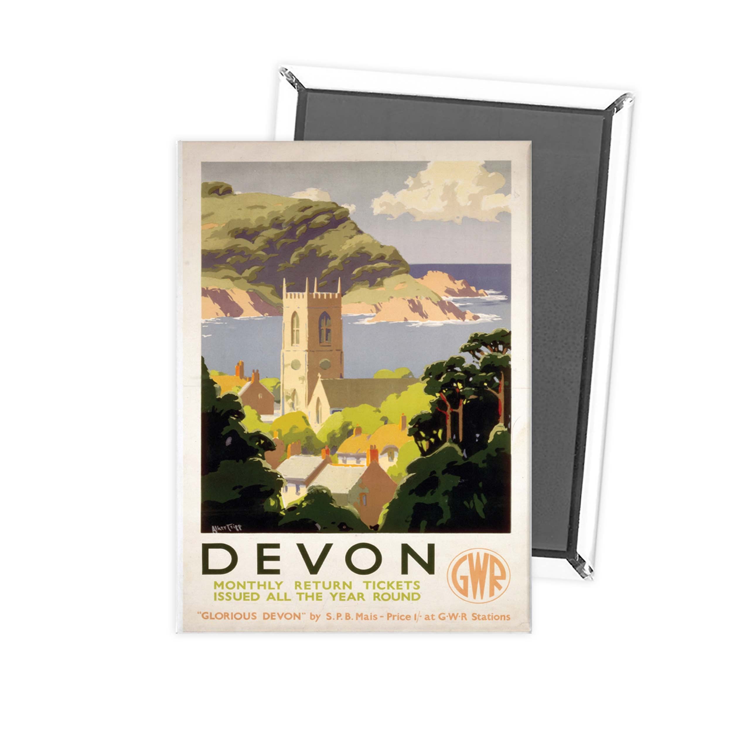 Devon - Glorious Devon GWR Magnet – Love Your Location