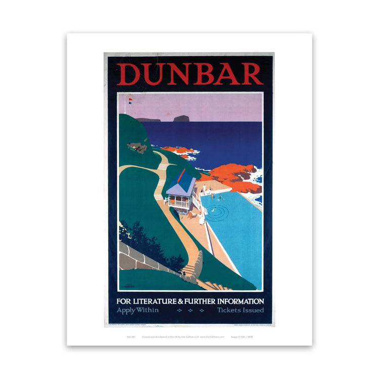 Dunbar, LNER poster, 1923-1947 Art Print – Love Your Location
