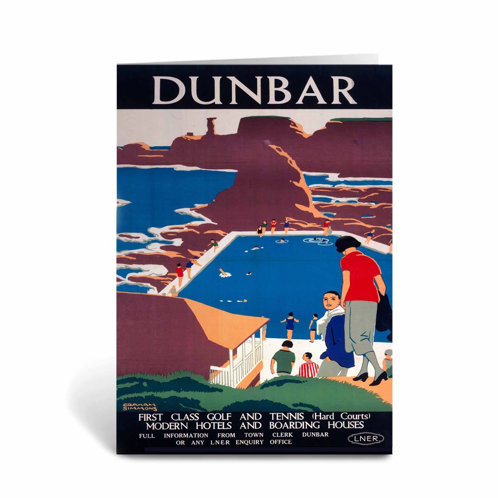 Dunbar, LNER poster, 1923-1947 Greeting Card – Love Your Location
