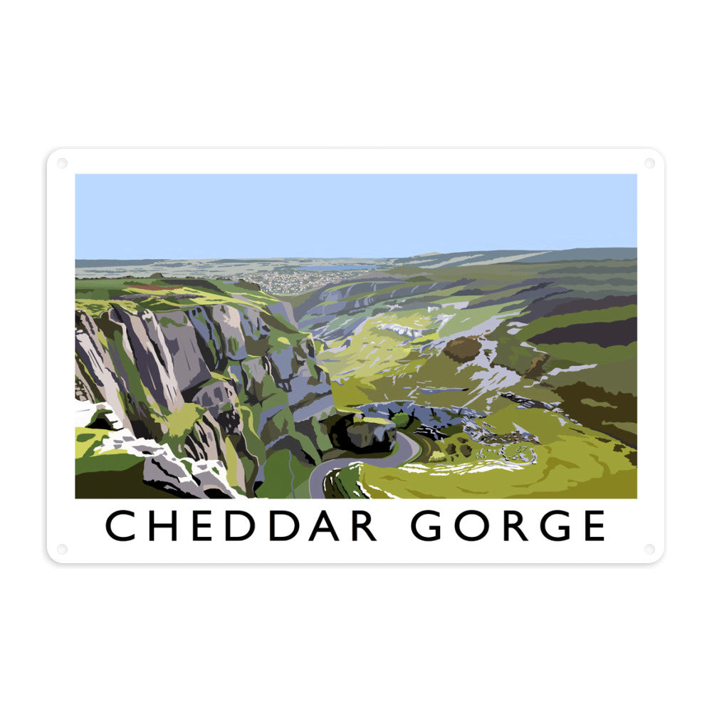 Cheddar Gorge, Somerset - Metal Sign – Love Your Location