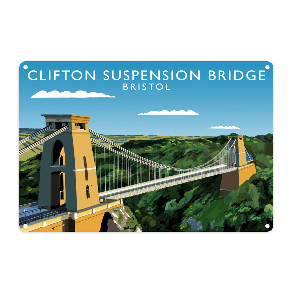 Clifton Suspension Bridge, Bristol - Metal Sign – Love Your Location