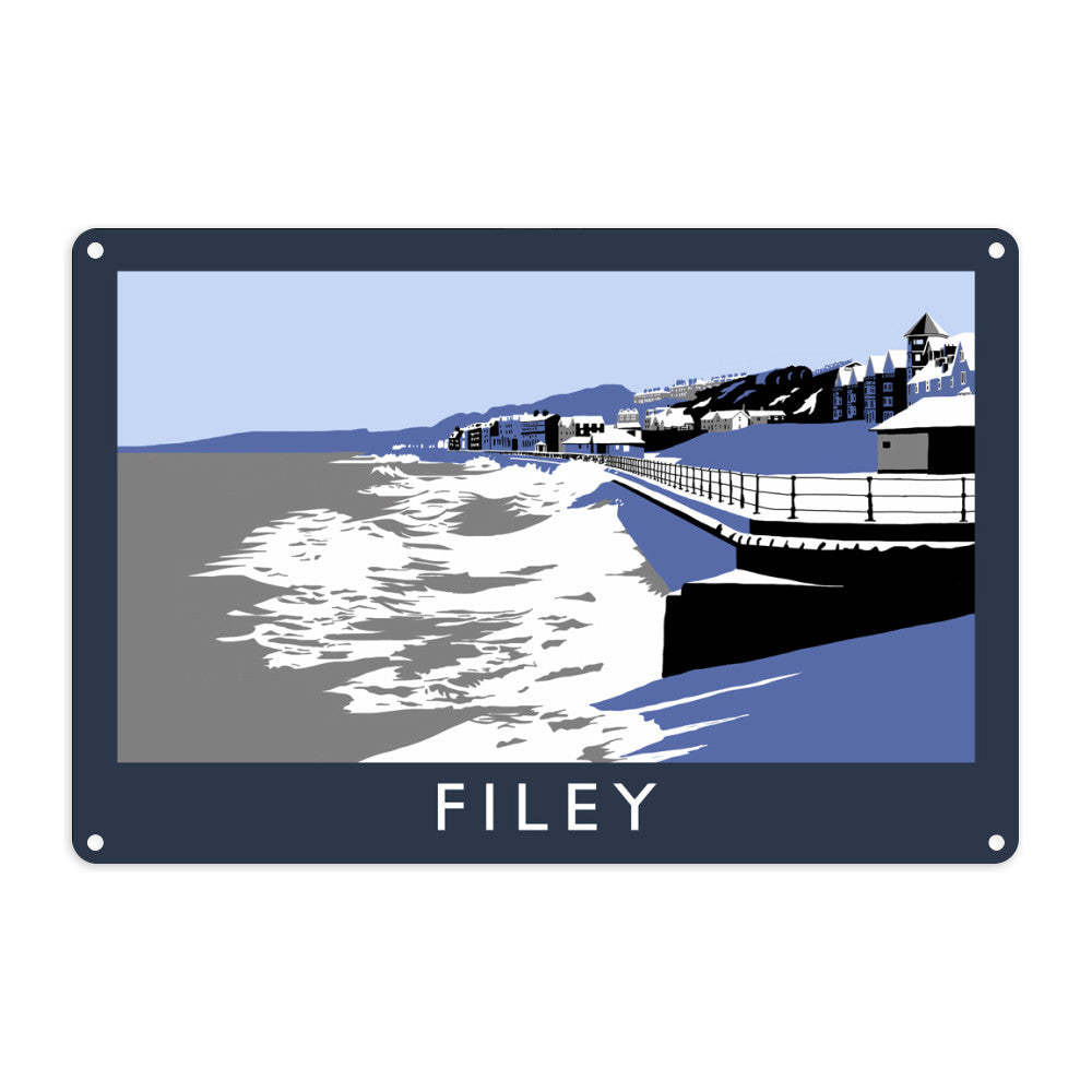 Filey, Yorkshire - Metal Sign – Love Your Location