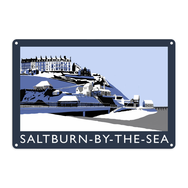 Saltburn-By-The-Sea, Yorkshire - Metal Sign – Love Your Location