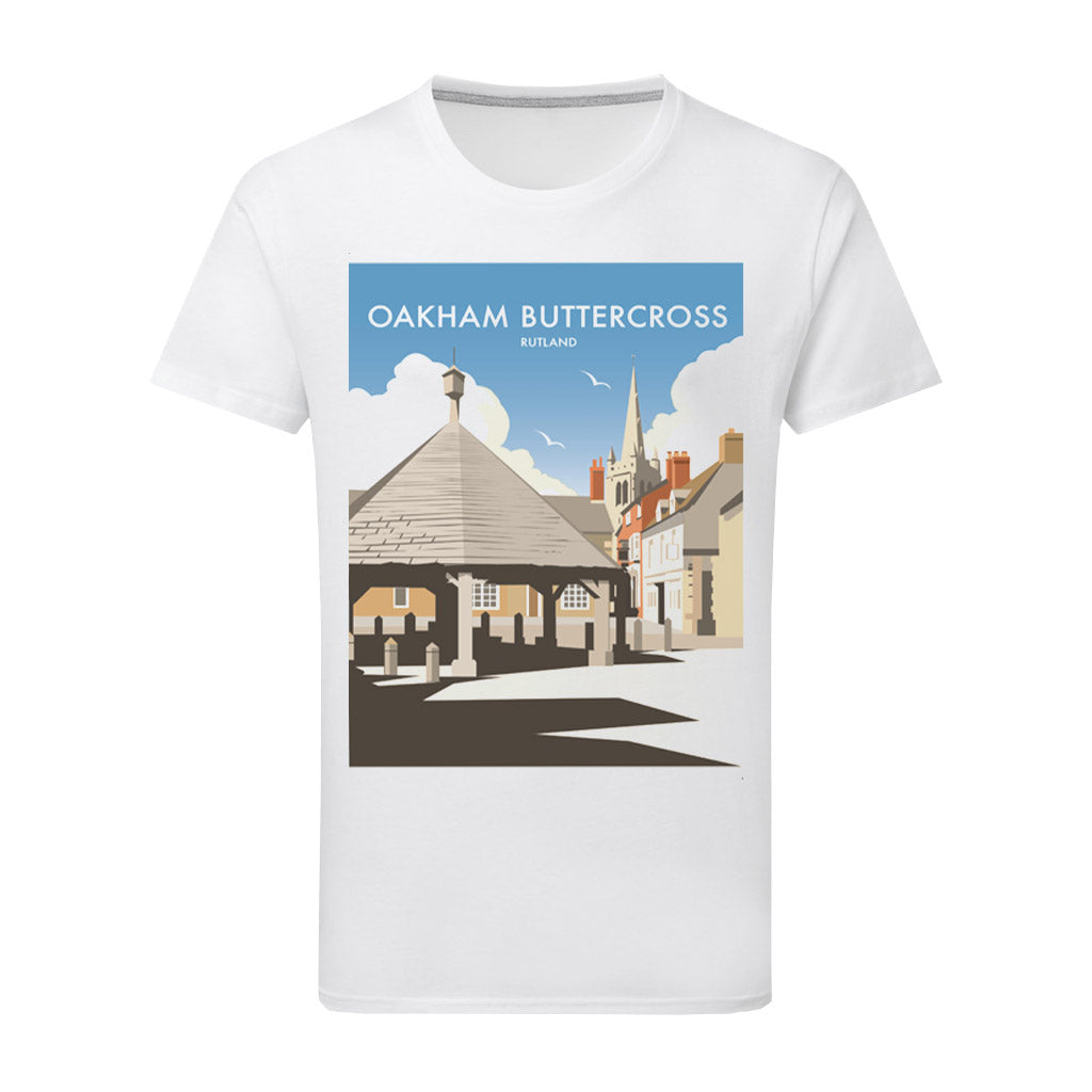 Oakham Buttercross, Rutland T-Shirt by Dave Thompson – Love Your Location